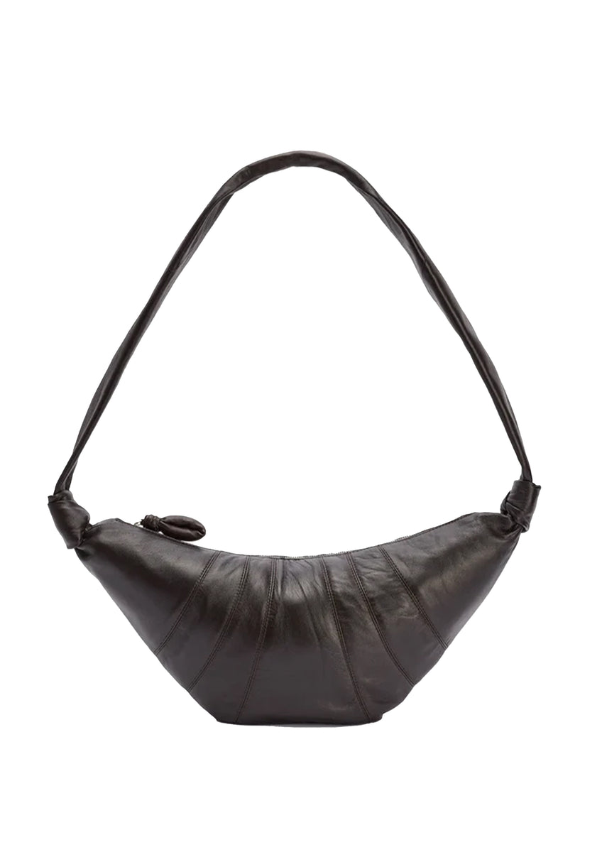 LEMAIRE - MEDIUM CROISSANT BAG DARK CHOCOLATE – SOLAR MTP