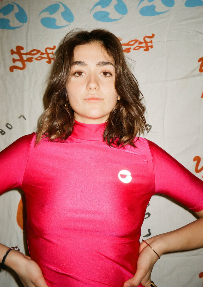 COPERNI - HIGH NECK FITTED TOP PINK FUSCHIA – SOLAR MTP