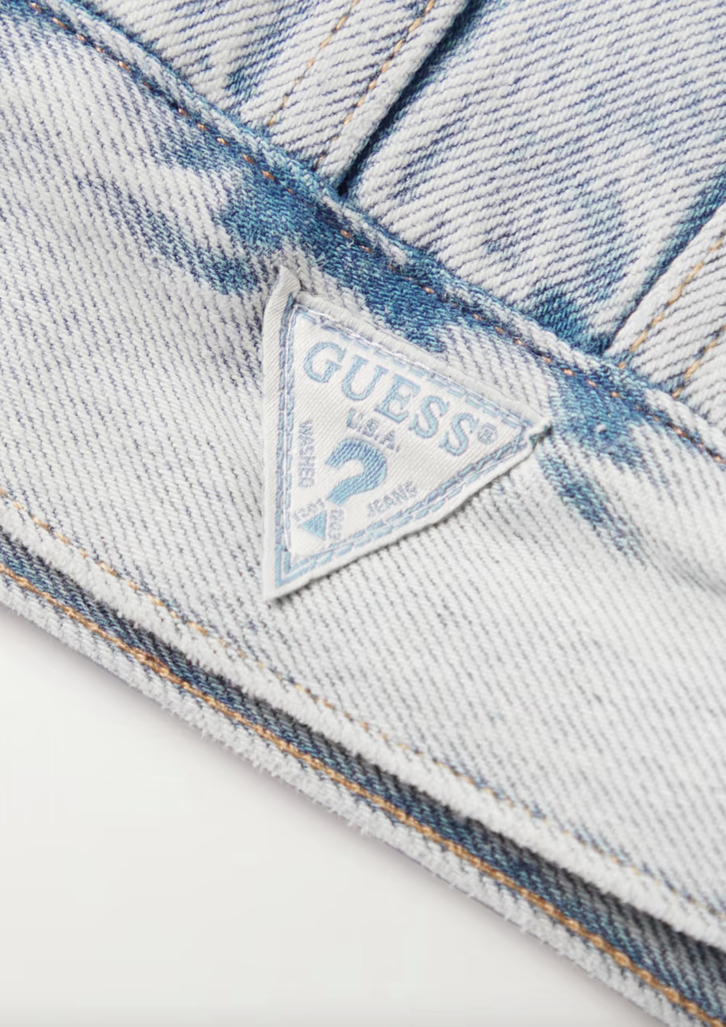 GUESS USA - GUSA BLUE DENIM SHERPA JACKET – SOLAR MTP