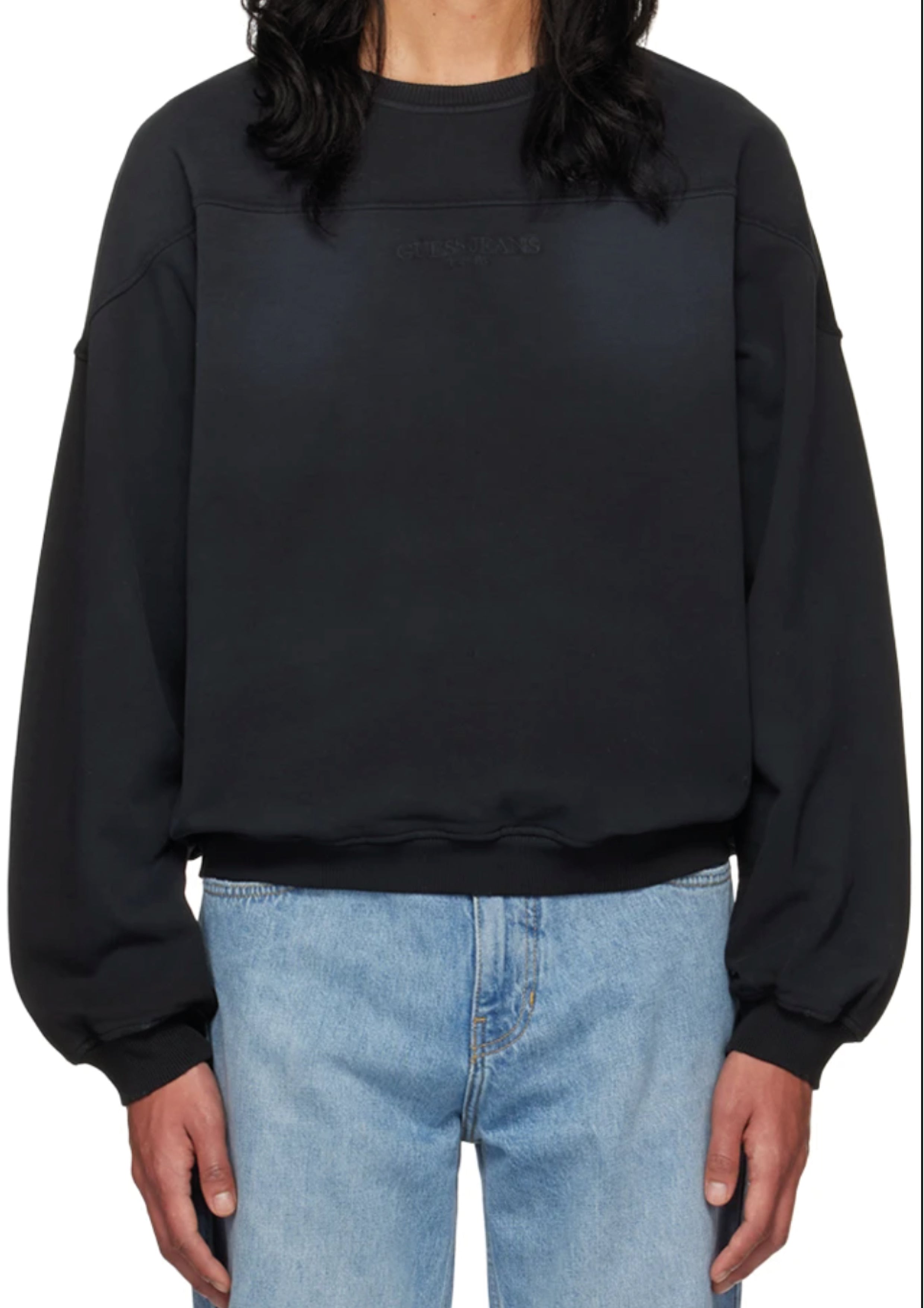 GUESS USA - GUSA CLASSIC LOGO CREWNECK BLACK – SOLAR MTP