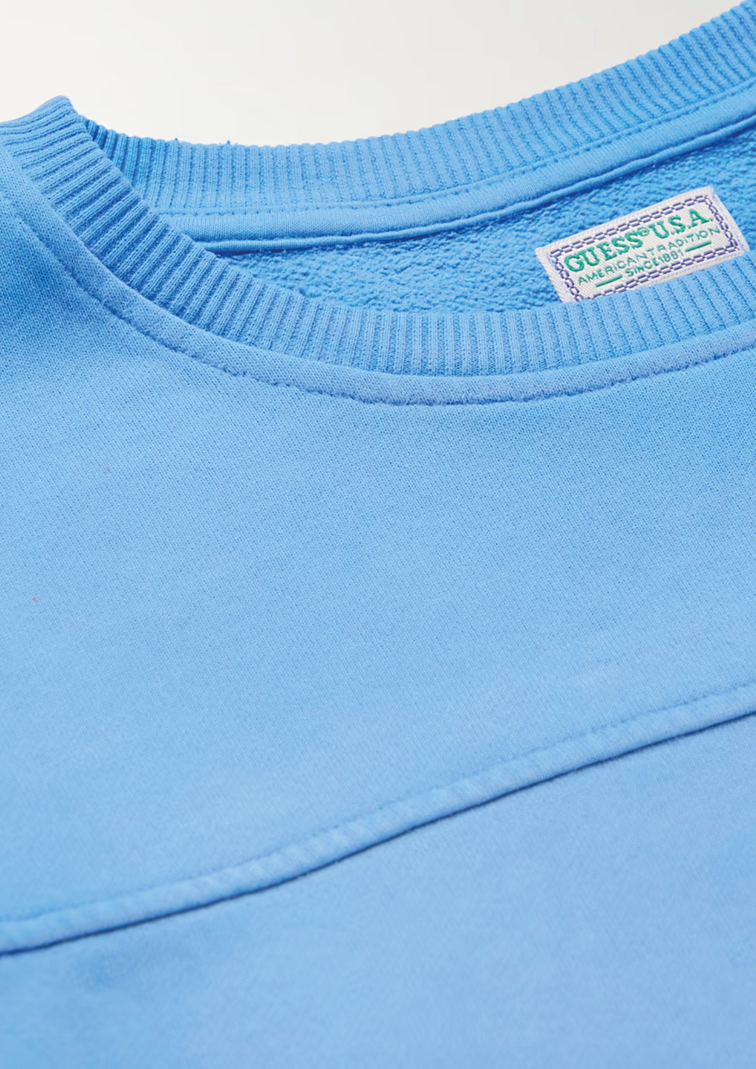 GUESS USA - GUSA CLASSIC LOGO CREWNECK BLUE – SOLAR MTP
